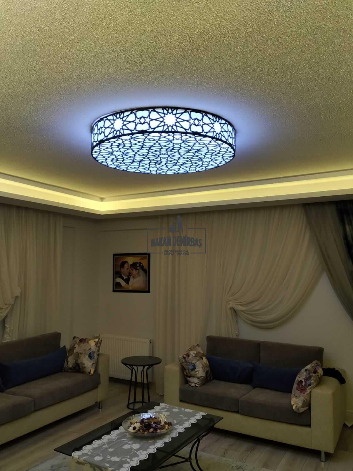 Ferforje Tavan Avize Modeli, Oturma Odası Avize - Hakan Demirbaş